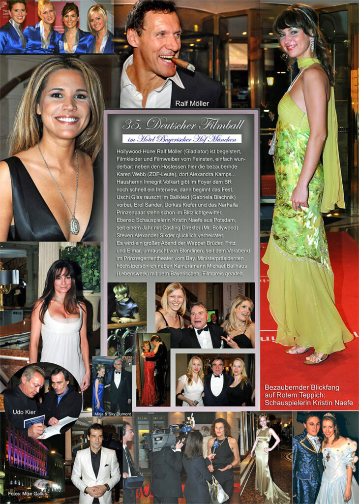Bilder 35. Deutscher Filmball Hotel Bayerischer Hof München